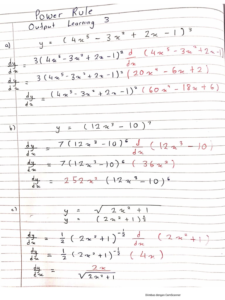 OL3 (Power Rule) | PDF