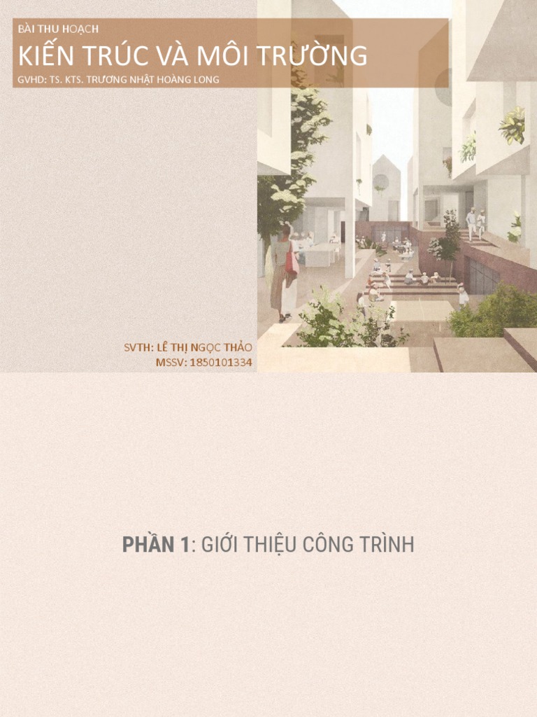 Kien Truc Moi Truong | PDF