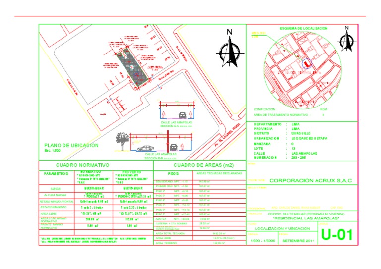 Plano de Ubicacion: Provincia Surquillo:: Lima Departamento: Lima | PDF