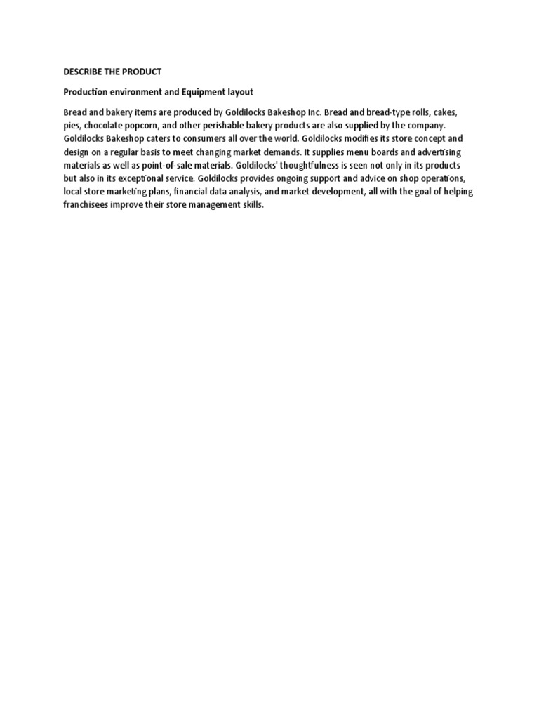 Describe The Product | PDF