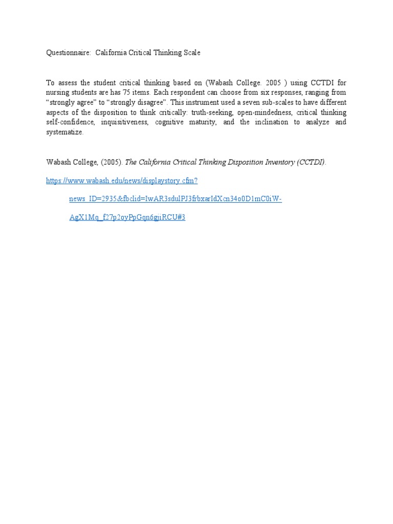 CCTDI | PDF