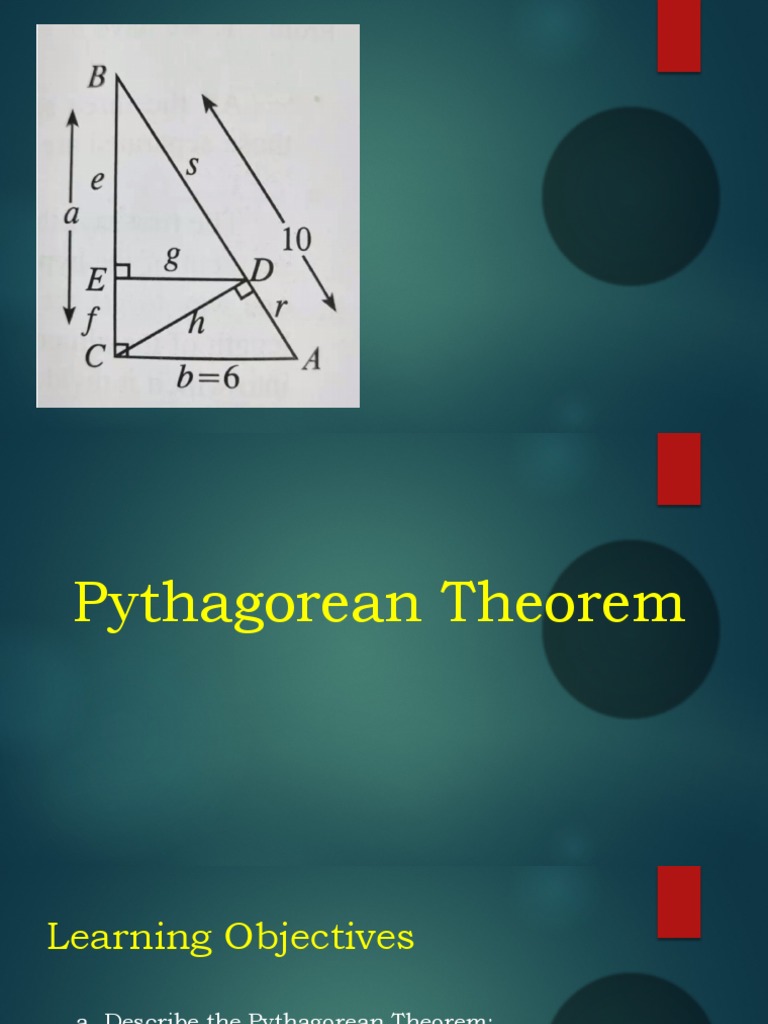 Pythagorean Theorem | PDF | Triangle | Elementary Geometry
