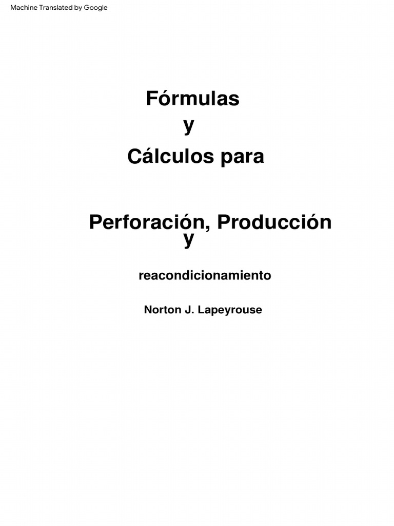 Formulas and Calculations For Drilling P | PDF | Celsius | Cantidades ...