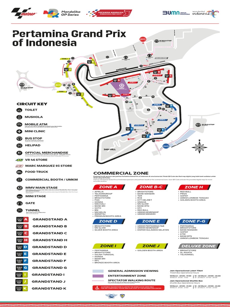 Pertamina GP Event Guide | PDF | Public Transport