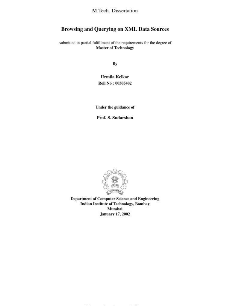 Browsing and Querying On XML Data Sources | PDF | Xml | Web Search Engine