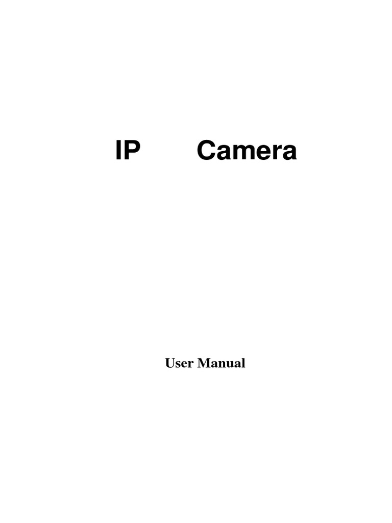 IP Cam Manualul Utilizatorului | PDF | Ip Address | Computer Network