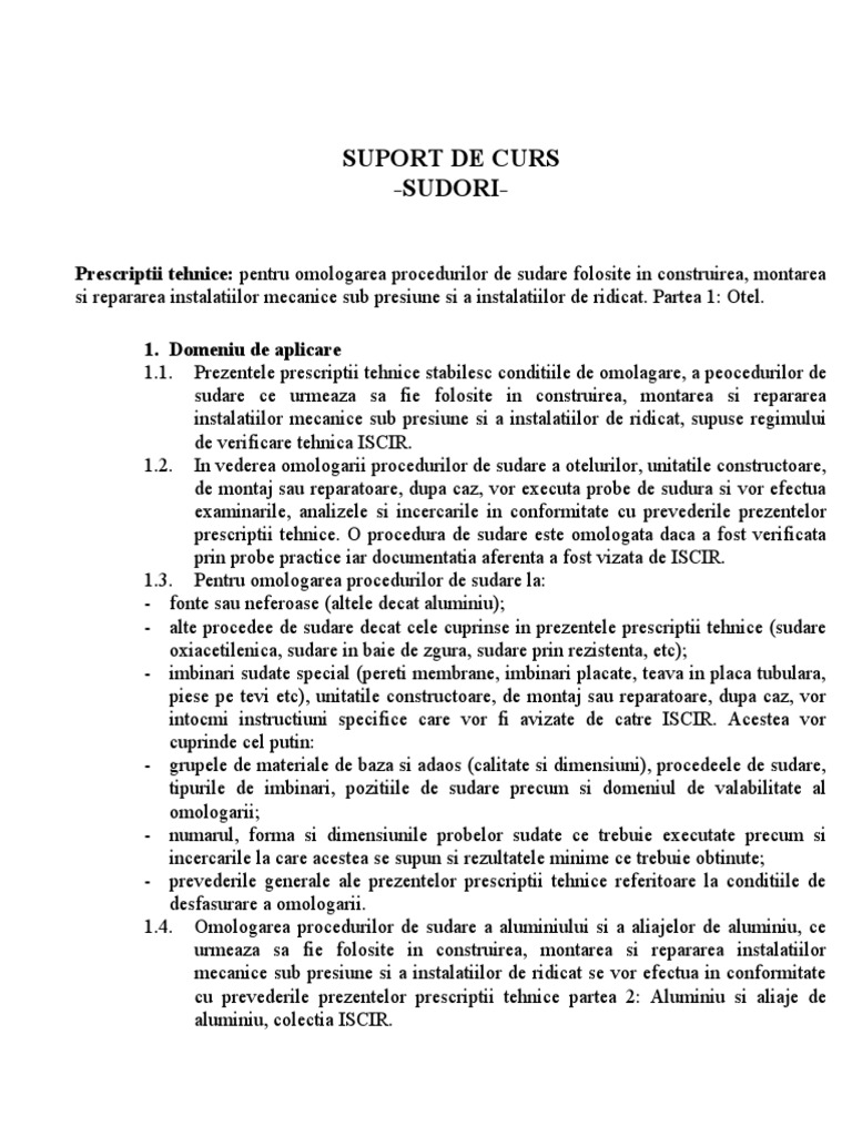 Suport de Curs Sudori | PDF