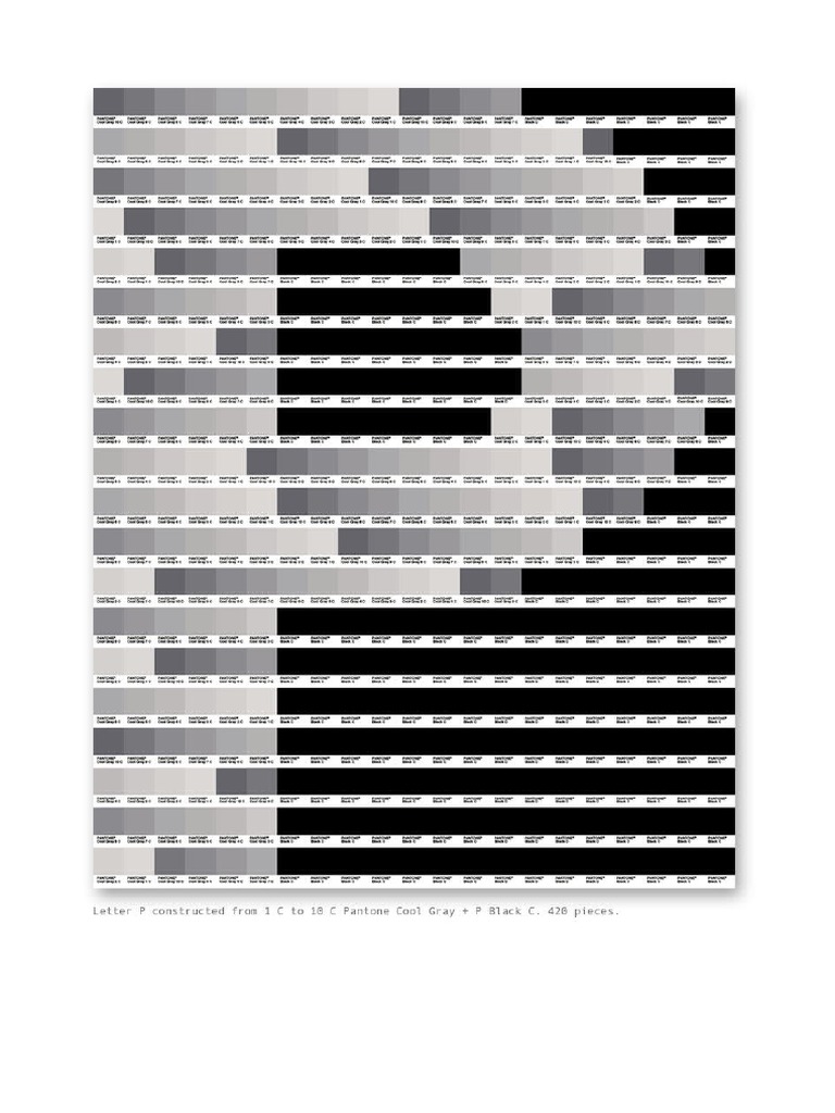 Black Pantone Color Chart | PDF