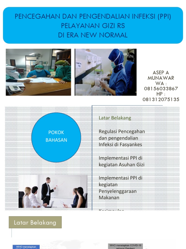 PPI Pelayanan Gizi RS Di Era New Normal | PDF