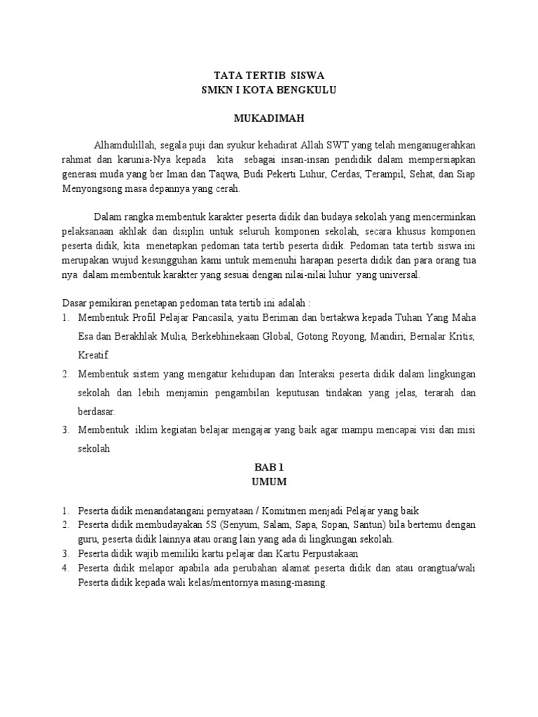 Tatib 2021 | PDF
