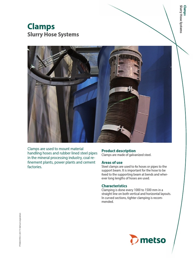Clamps: Slurry Hose Systems | PDF | Pipe (Fluid Conveyance) | Building ...