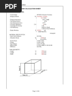 Rectangular Tank Design ROARKS FORMULA | PDF | Pressure | Elasticity (Physics)