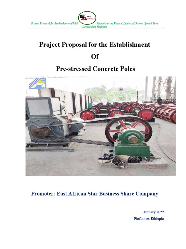 Project Proposal For The Establishment | PDF | Electric Power ...