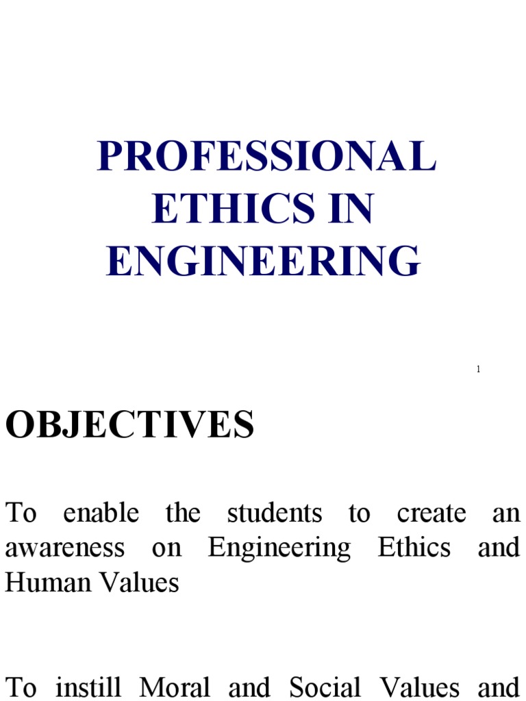 Professional Ethics in Engineering | PDF | Relaxation (Psychology ...