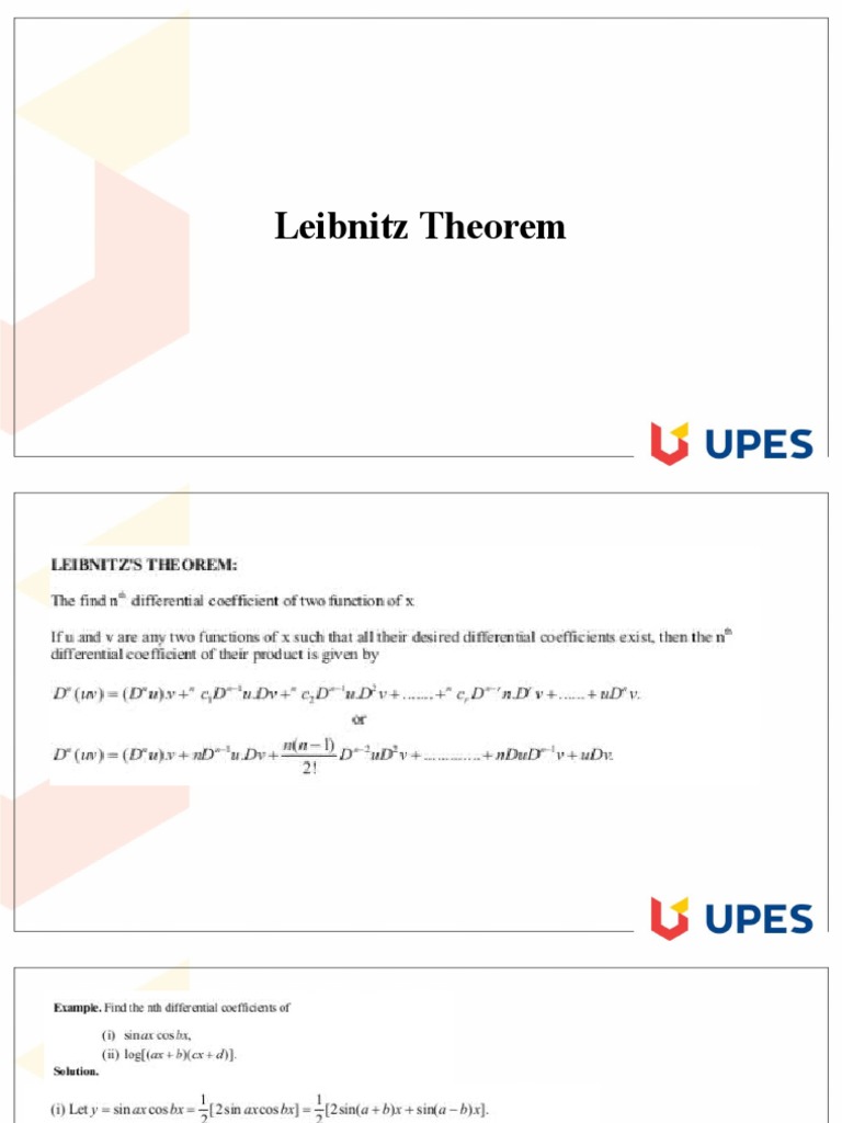 7 - Leibnitz Theorem | PDF