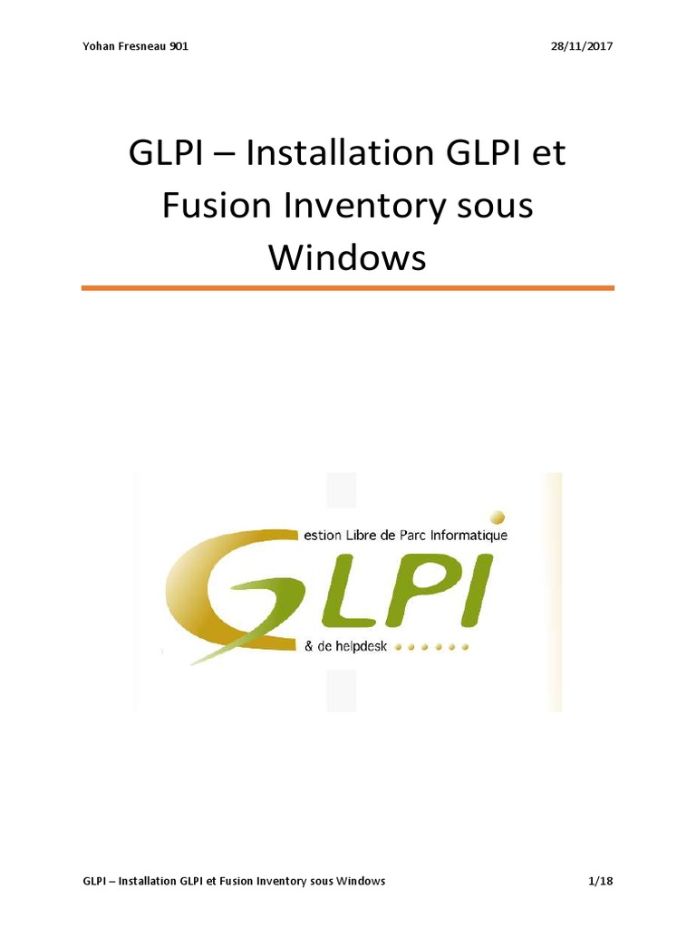 Documentation Glpi | PDF | Installation (Programmes informatiques) | MySQL