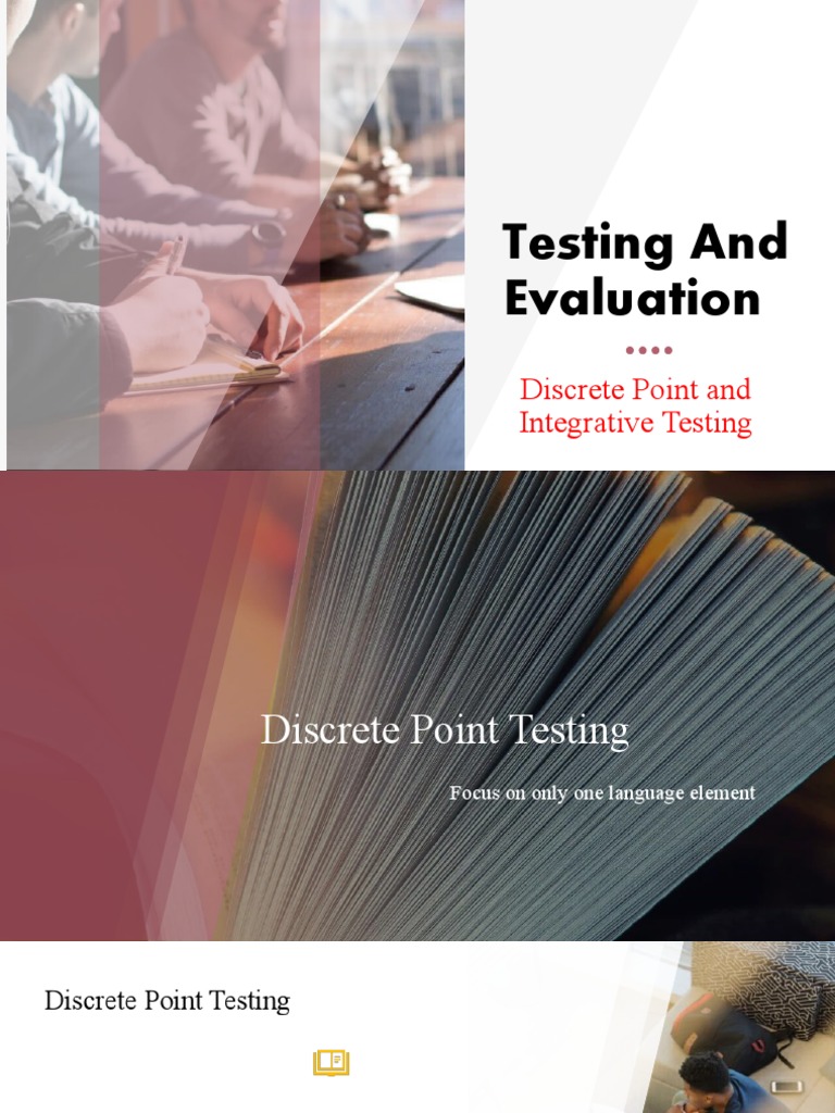 Discrete vs Integrative Language Testing | PDF | Multiple Choice | Test ...