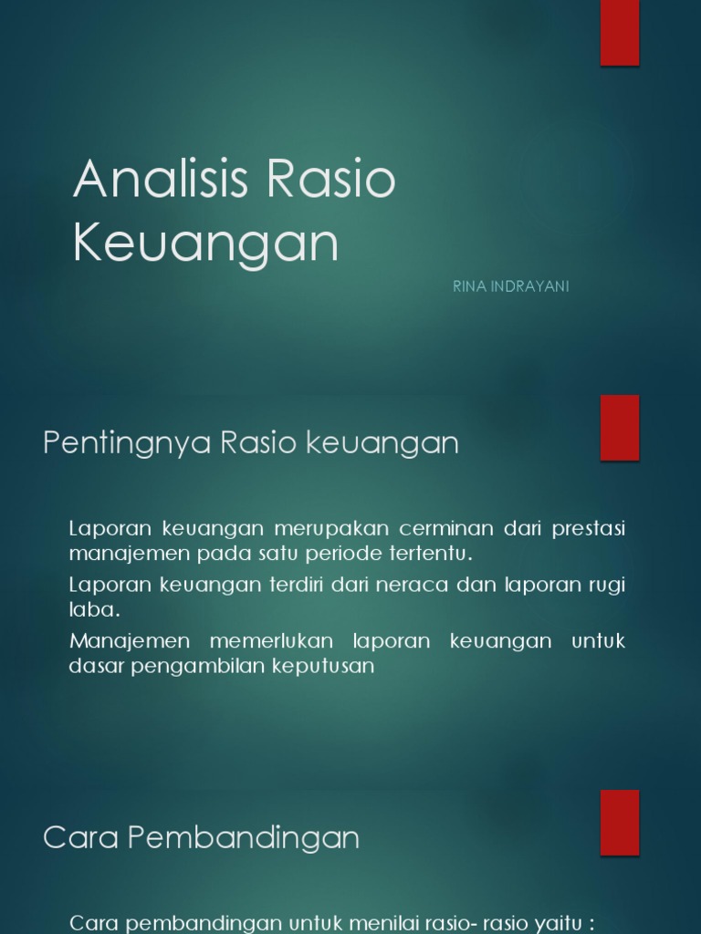 Analisis Rasio Keuangan Perusahaan | PDF
