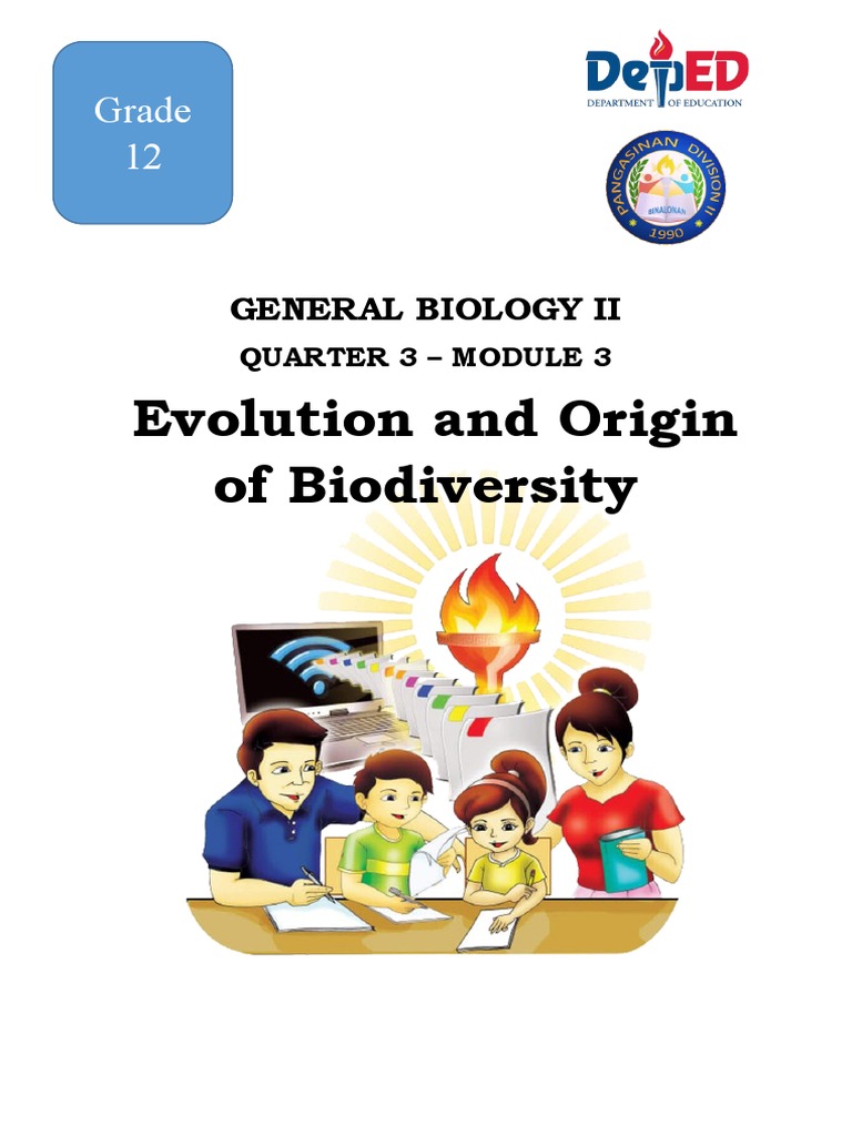 Biology2 Q3 Module 3 Evolution and - Origin of Biodiversity | PDF ...