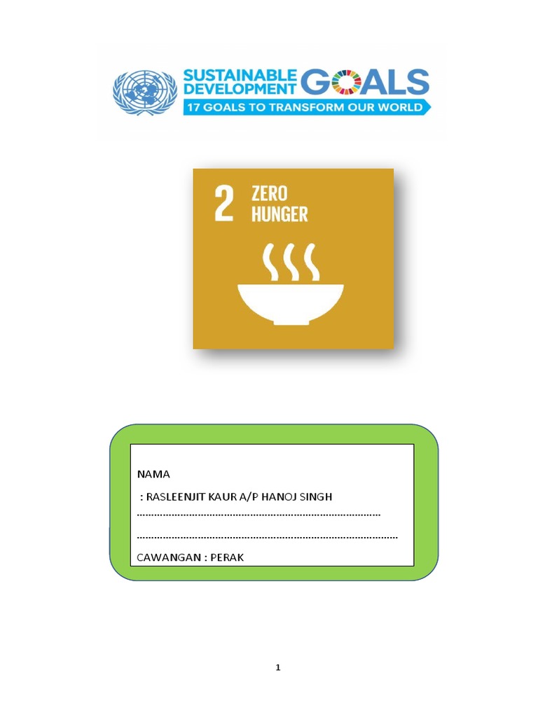 Modul SDG 2: Zero Hunger di Malaysia | PDF