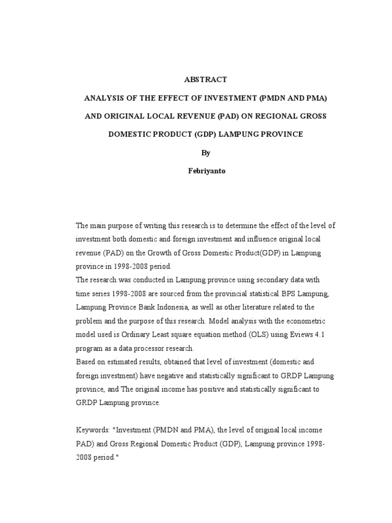 Abstract | PDF | Finance & Money Management