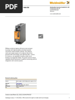 Data Sheet: Pro Max 120W 24V 5A | PDF | Alternating Current | Power Supply