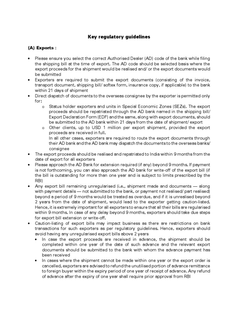 Key Guideline Import Export MMT | PDF | Invoice | Economies