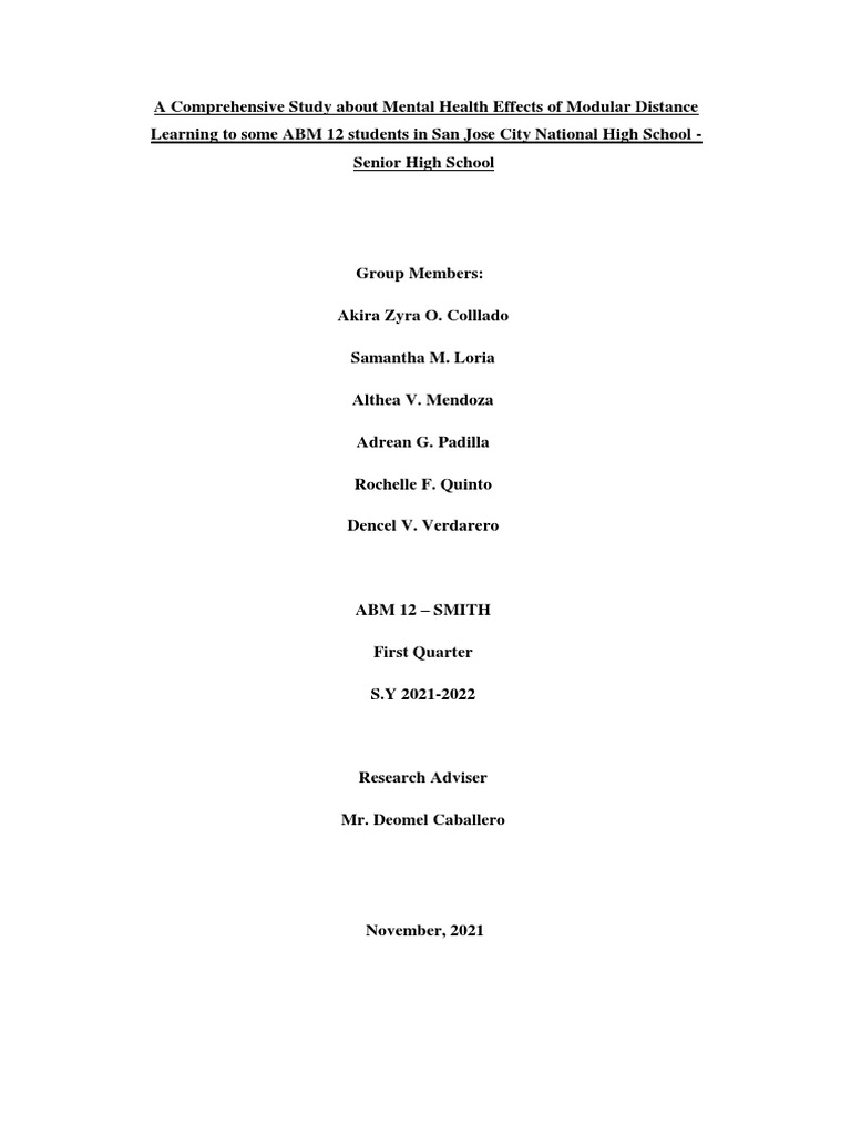 Chapter 2 Research Paper | PDF | Distance Education | Learning