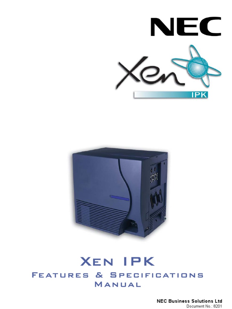 Xen Ipk: Features & Specifications Manual | PDF | Electromagnetic ...