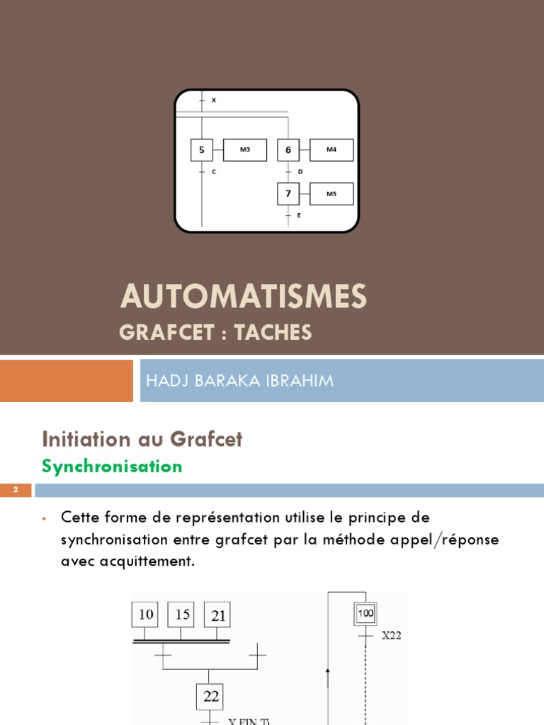 COURS GRAFCET - Partie 5 - Tâches | PDF | Informatique | Informatique