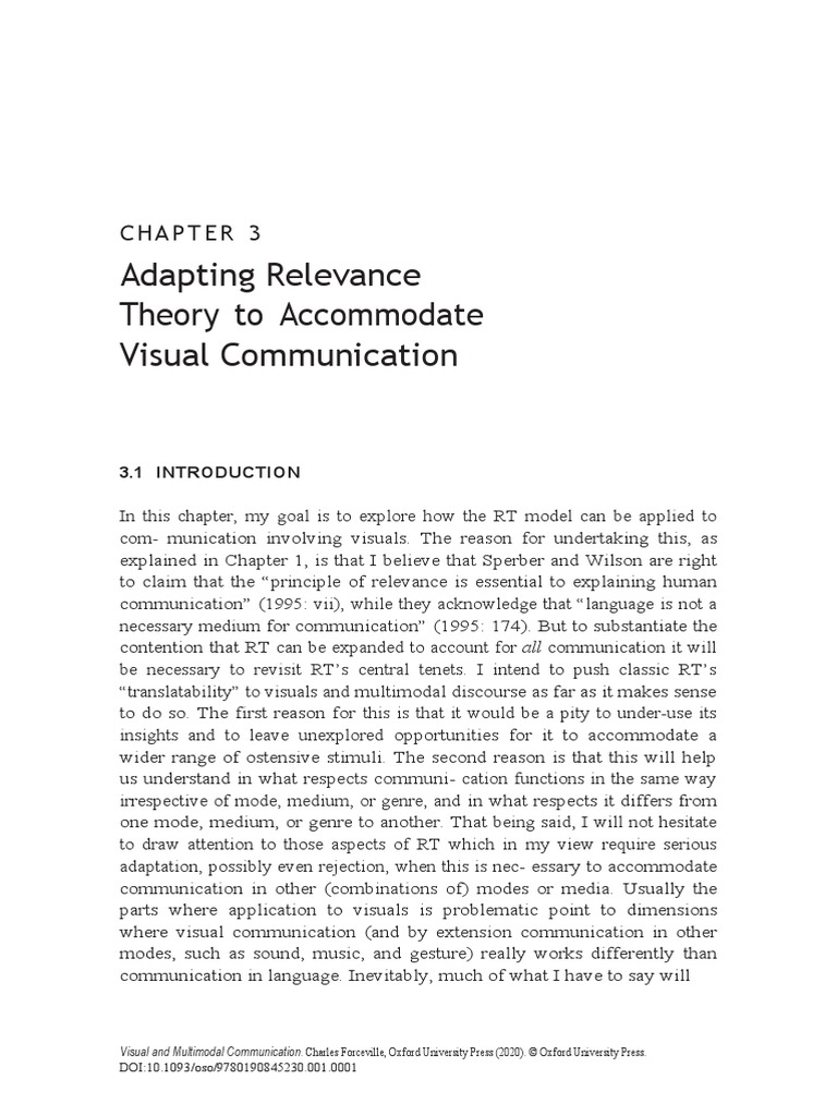 Charles Forceville - Visual and Multimodal Communication - Applying The ...