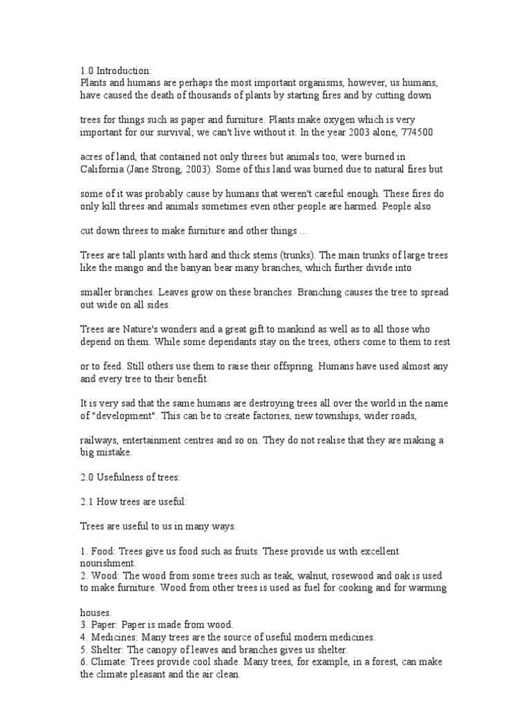 Grow More Trees Project Full | PDF | Trees | Greenhouse Effect