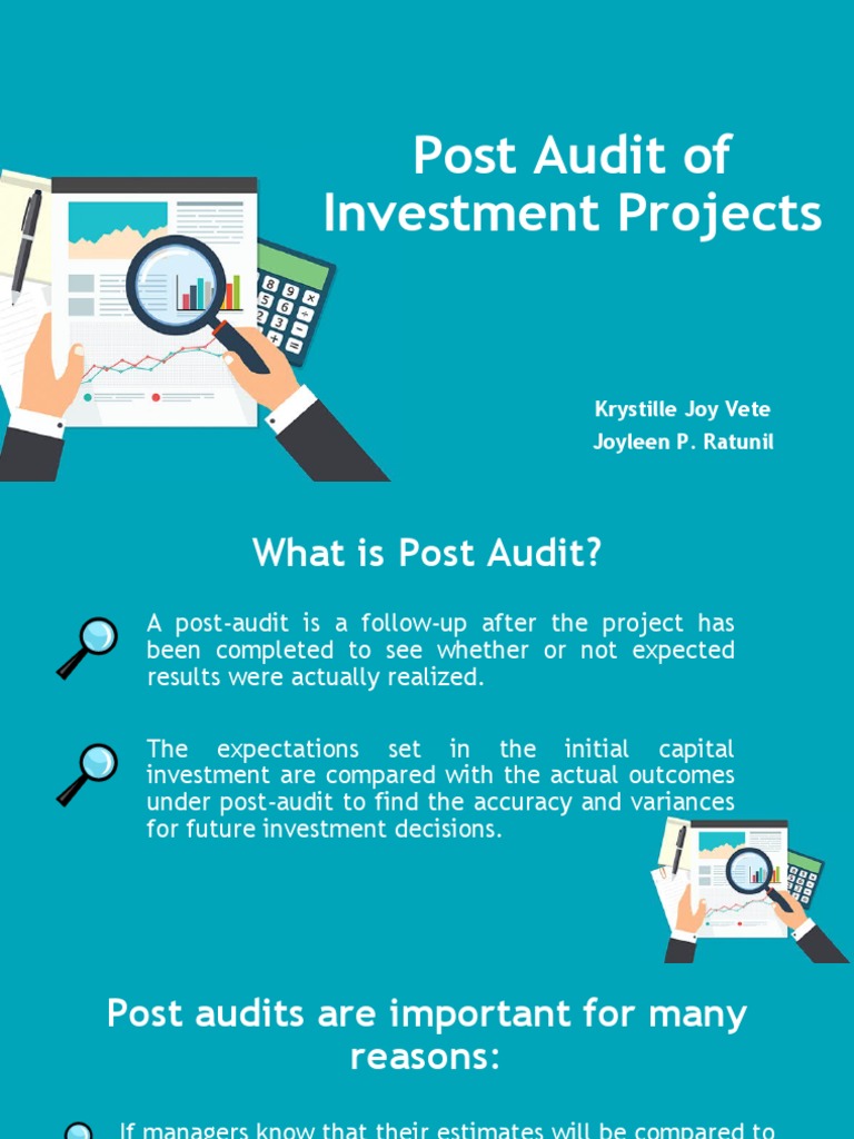 Final Post Audit of Investment Project | PDF | Audit | Capital Budgeting