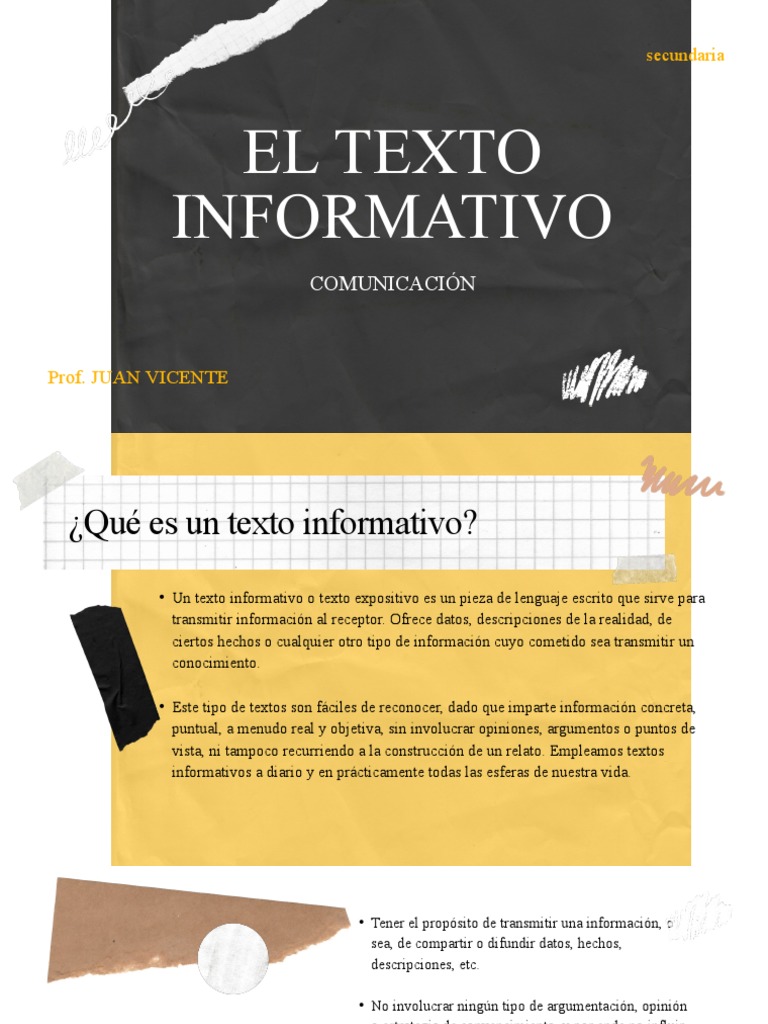 Texto Informativo | PDF | Ciencias sociales | Estudios de idiomas ...