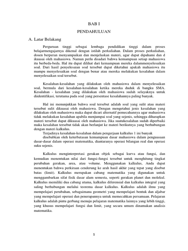 Mini Riset Kalkulus | PDF