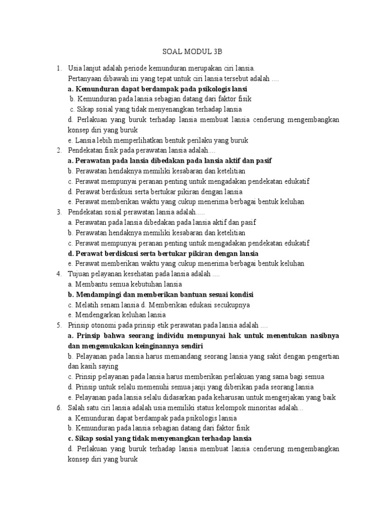 Soal Modul 3B | PDF