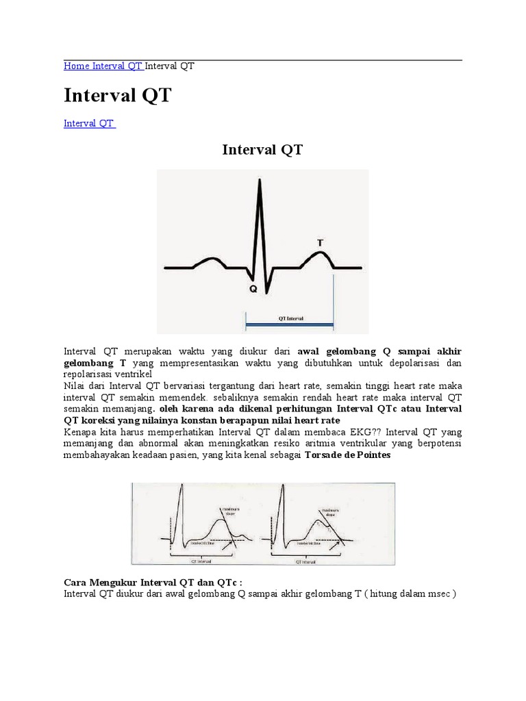 Cara Menghitung QT Interval | PDF