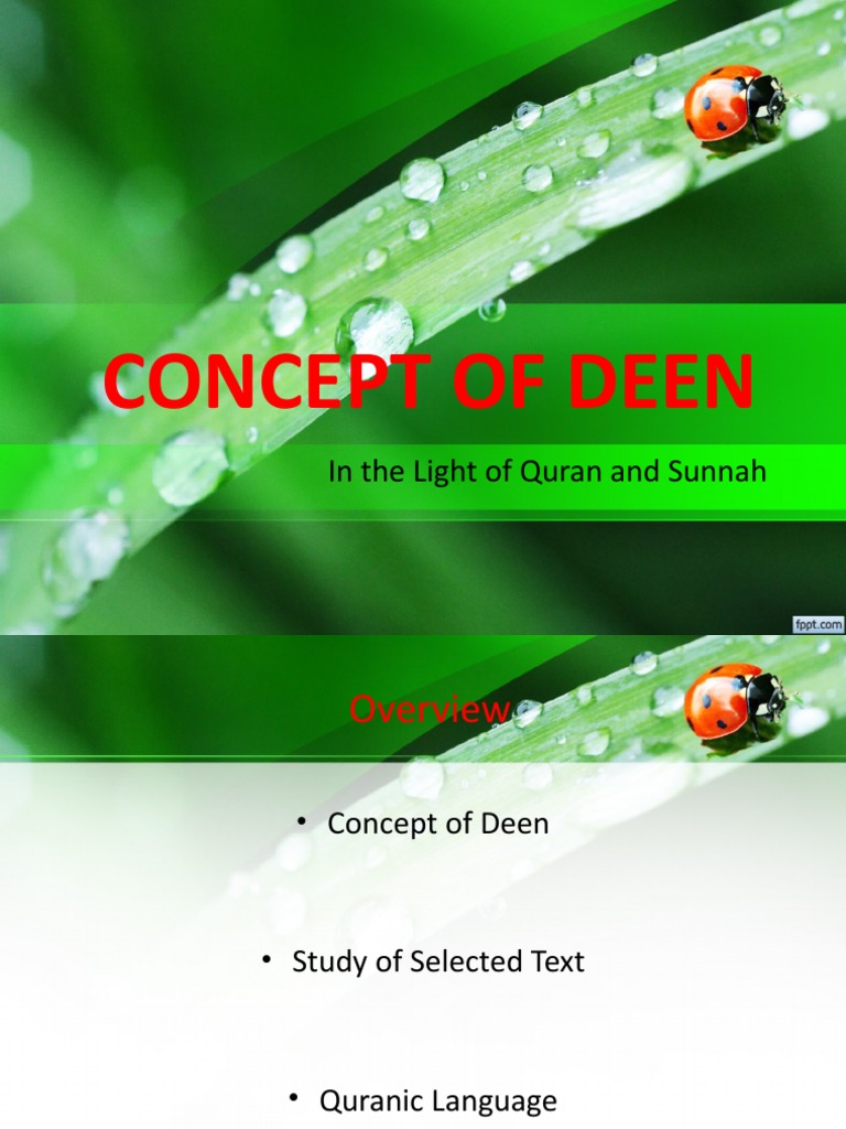 02 Concept of Deen in Islam 17032022 013834pm | PDF | Prophets And ...
