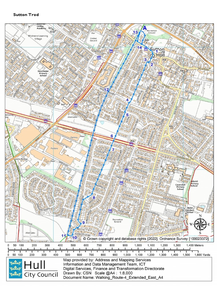 Sutton Trod Circular Walk Guide | PDF | Trail | Sidewalk