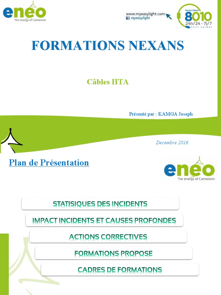 Formation Câbles HTA Nexans 2016 | PDF