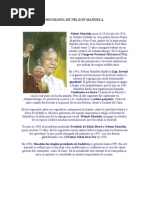 Biografía de Nelson Mandela | PDF