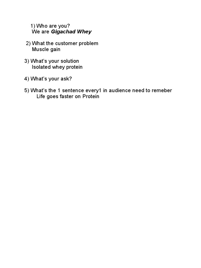 Gigachad's Whey | PDF | Wellness