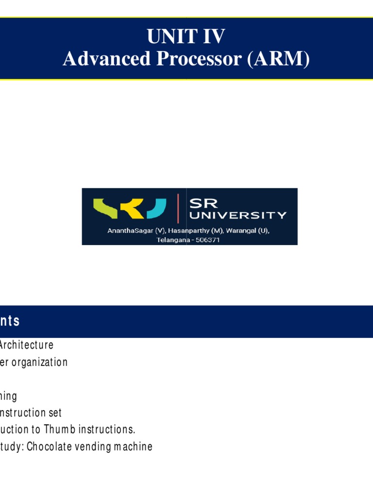 ARM Architecture Overview | PDF | Arm Architecture | Central Processing Unit
