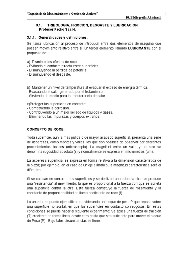 Texto Ing Mant y Gest Activos Corregido Final-Psh | PDF | Lubricante | Fricción