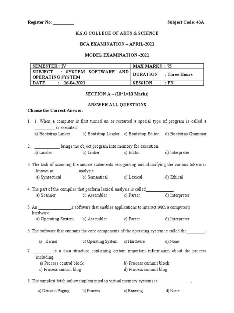 Ssos-Qp Model | PDF | Scheduling (Computing) | Operating System