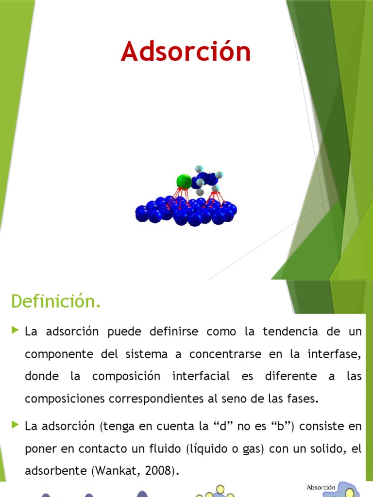 ADSORCION | PDF | Adsorción | Fases de la materia