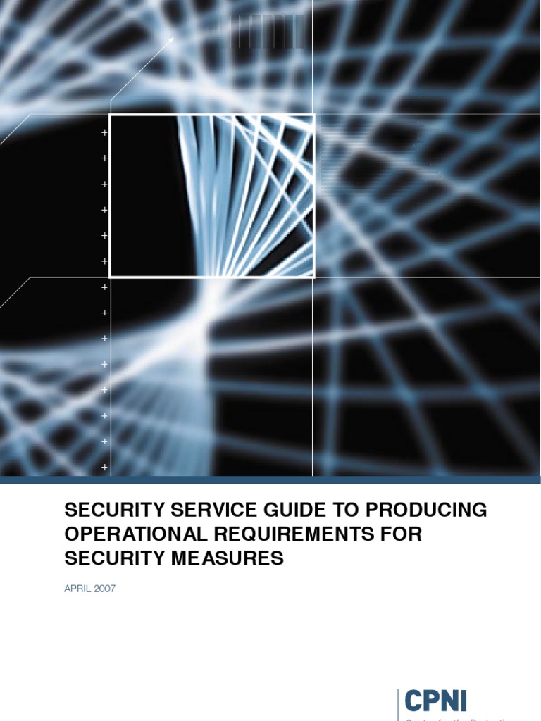 Guide to producing security operational requirements | PDF ...