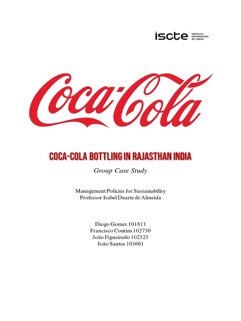 Coca-Cola Case Study | PDF | Coca Cola | Brand