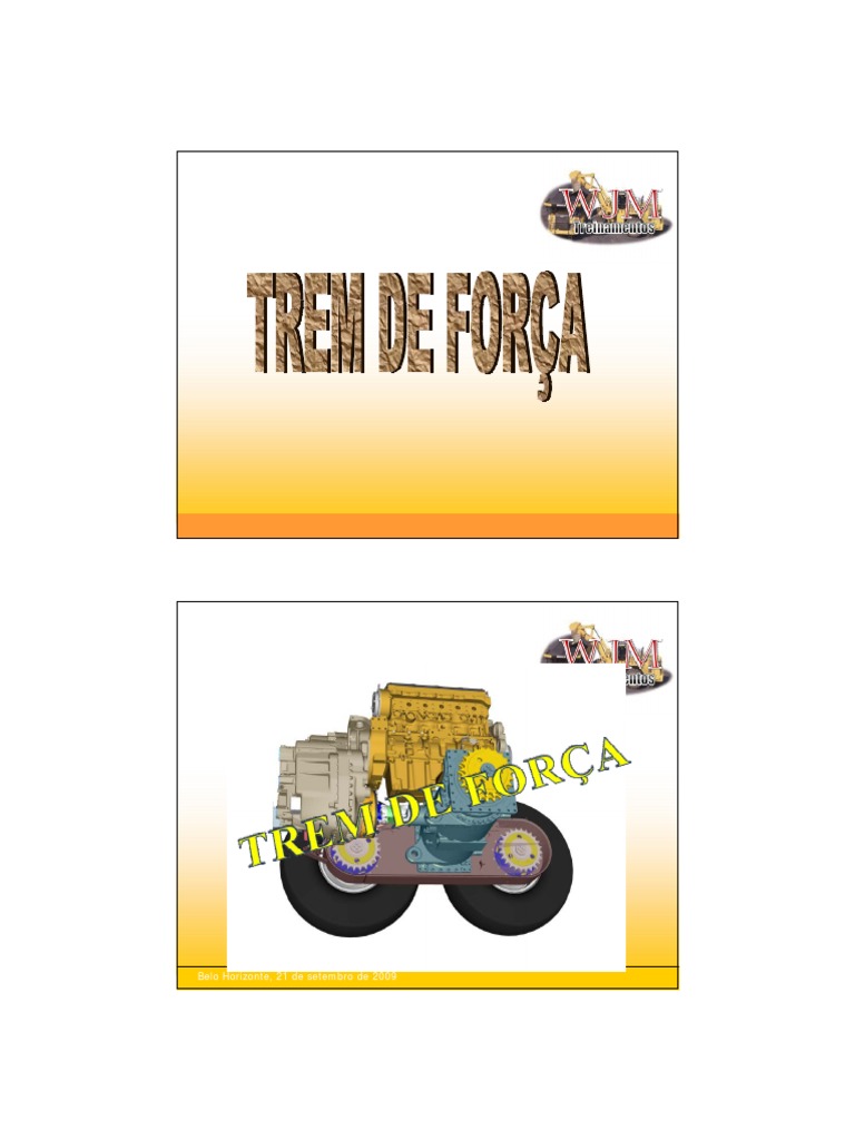 04 - Trem de Forca | PDF | Transmissão (Mecânica) | Física Aplicada e ...