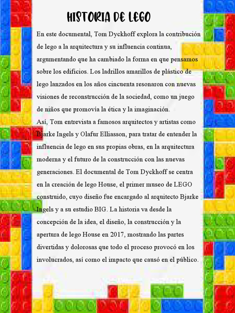 Analisis de La Historia de Lego | PDF